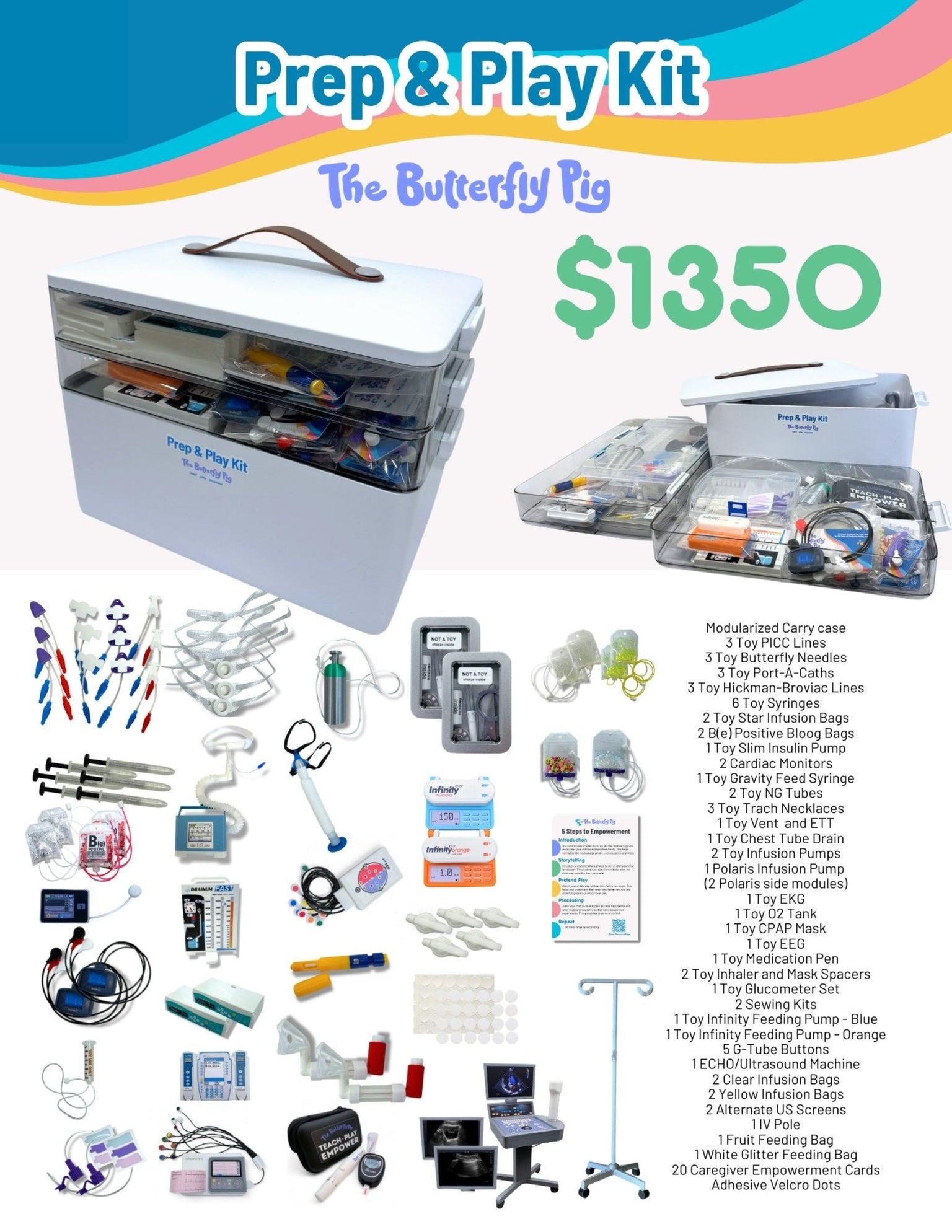 The Butterfly Pig - realistic research-backed pediatric medical toys ...